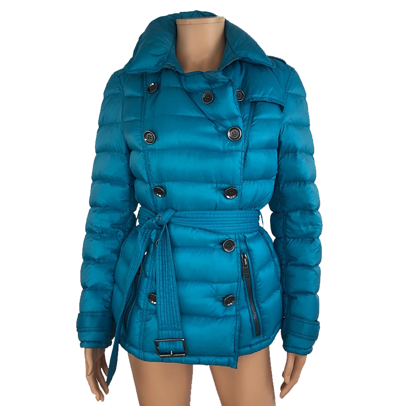 Turquoise down jacket - Burberry | MyPrivateDressing